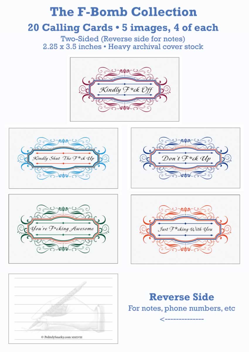 The F-Bomb Collection – Profane - Minimal